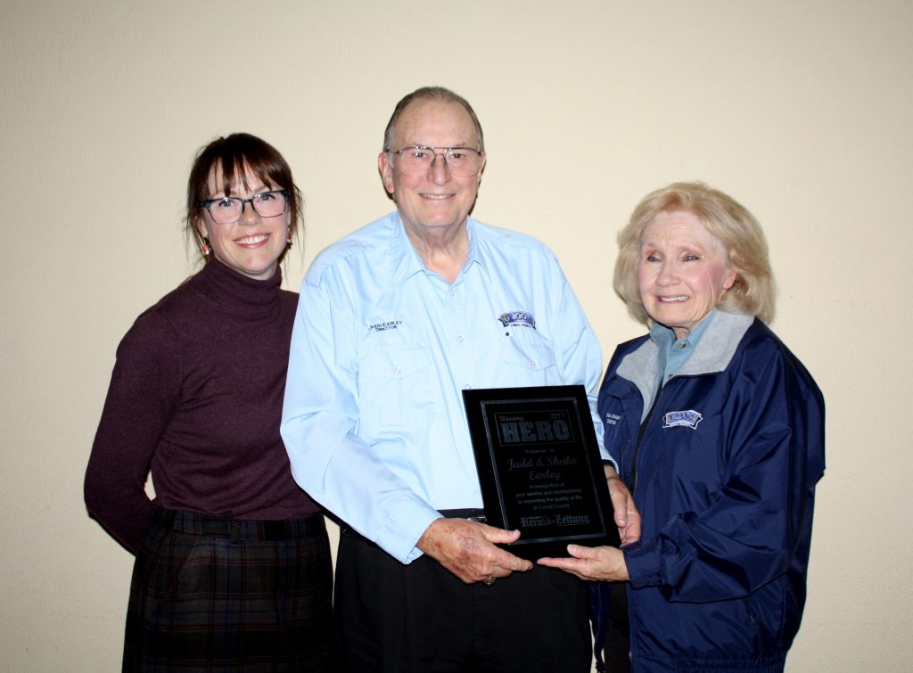 Honoring Judd and Sheila Earley - 100 Club of Comal County